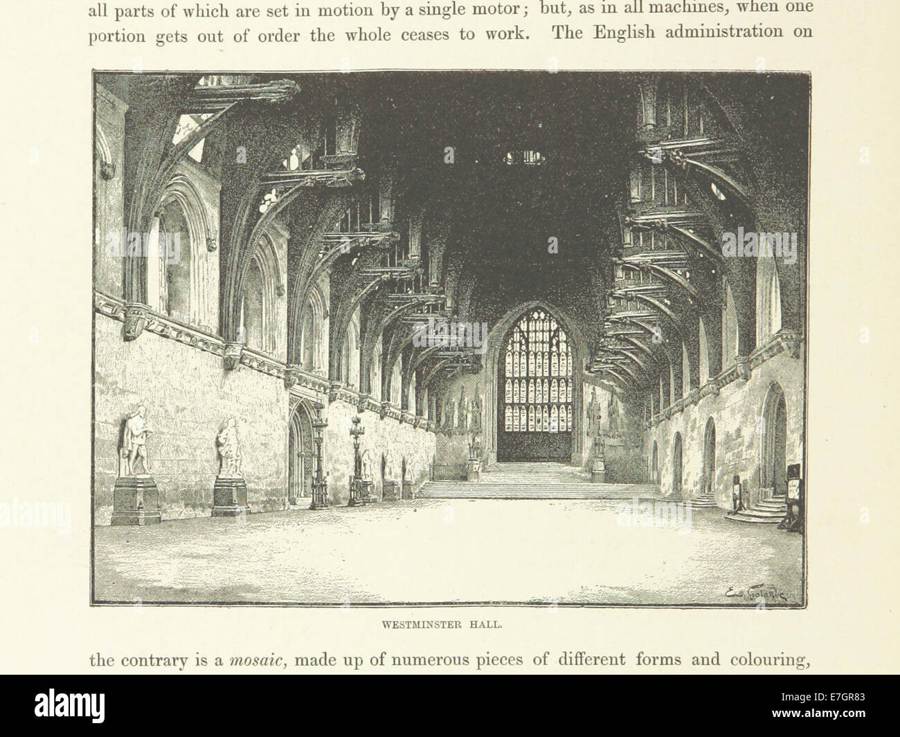 An illustration from 'London and its Environs' showcasing a detailed ...
