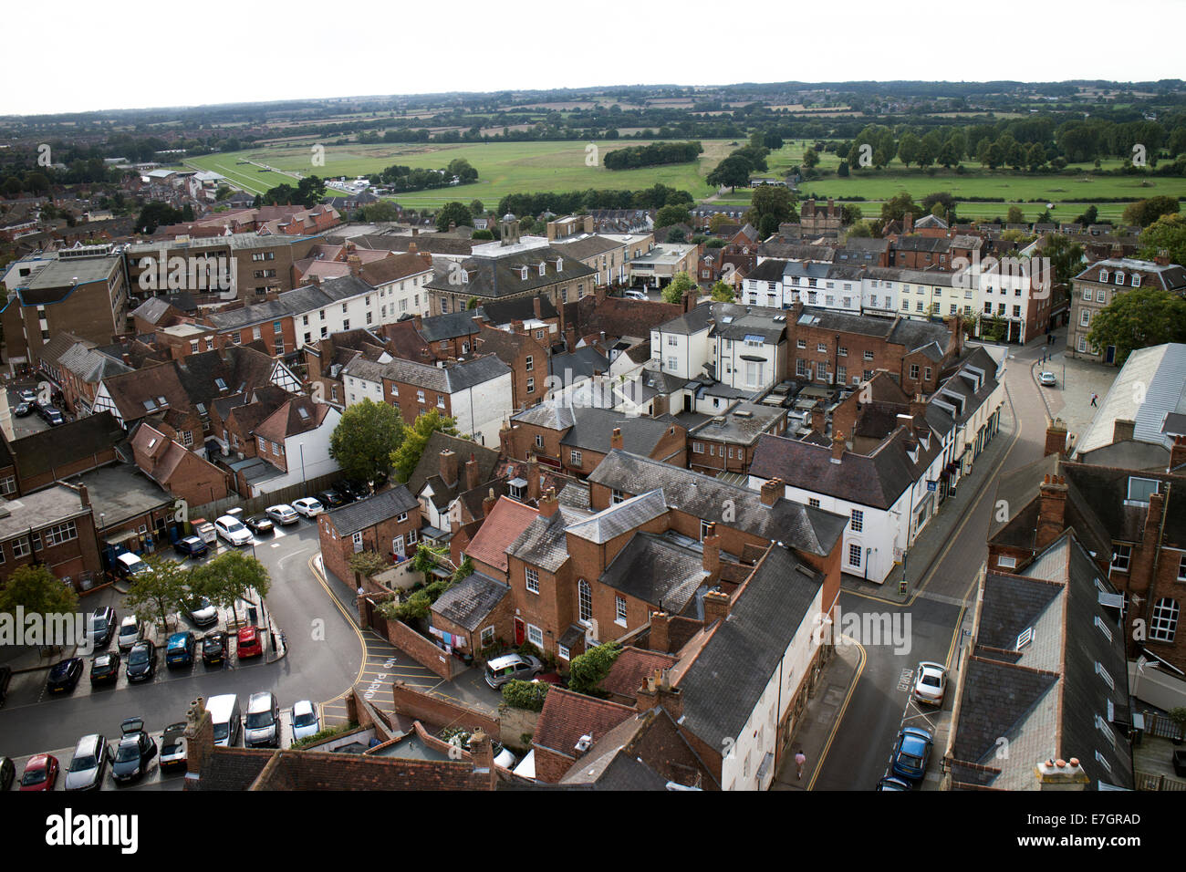 Warwickshire aerial view hi-res stock photography and images - Alamy