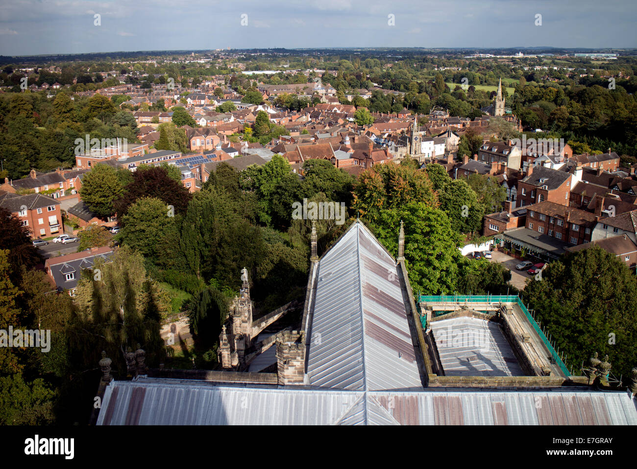 Warwickshire aerial view hi-res stock photography and images - Alamy