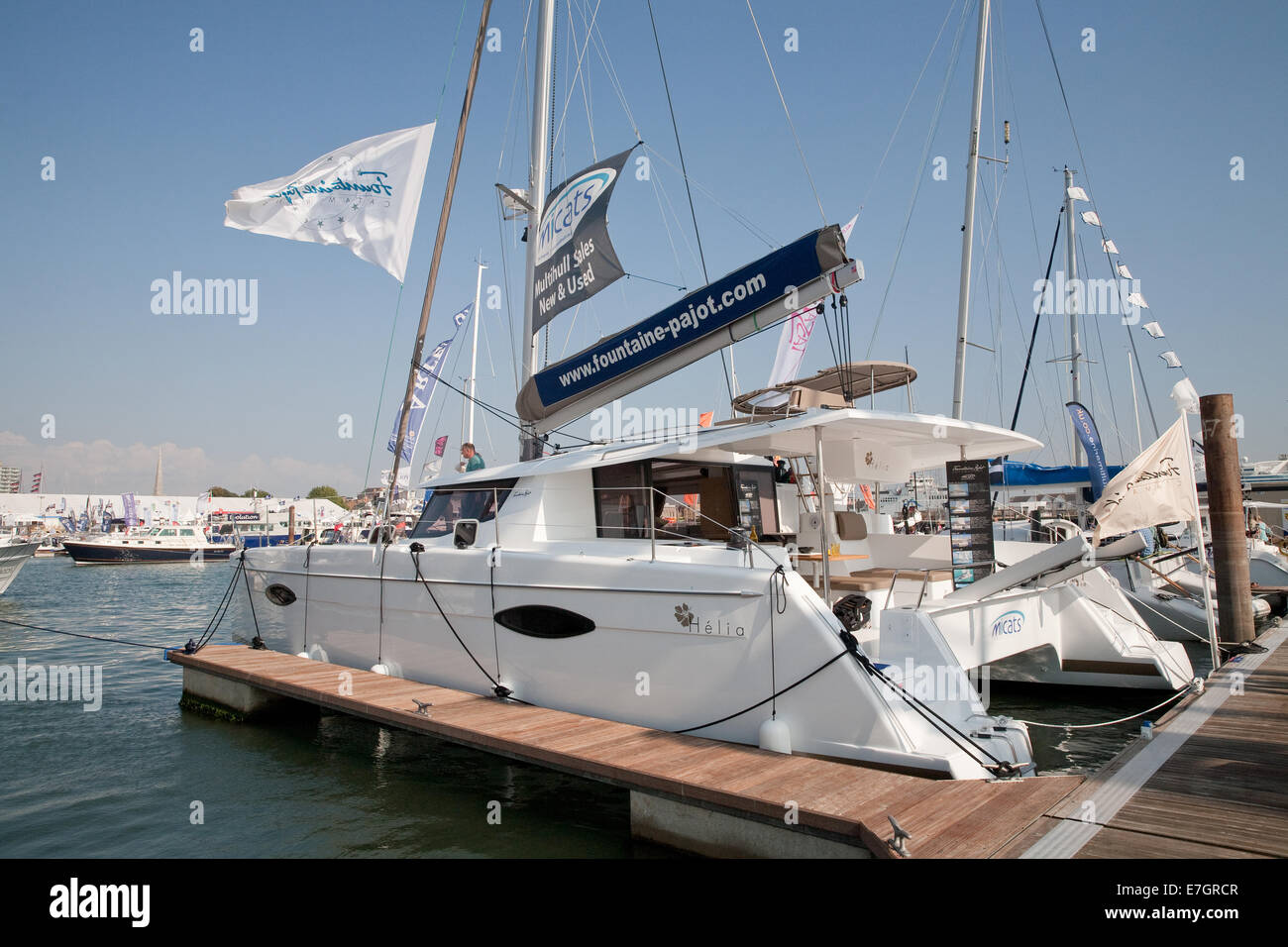 Helia Mcat at the Southampton Boat Show 2014 Stock Photo - Alamy