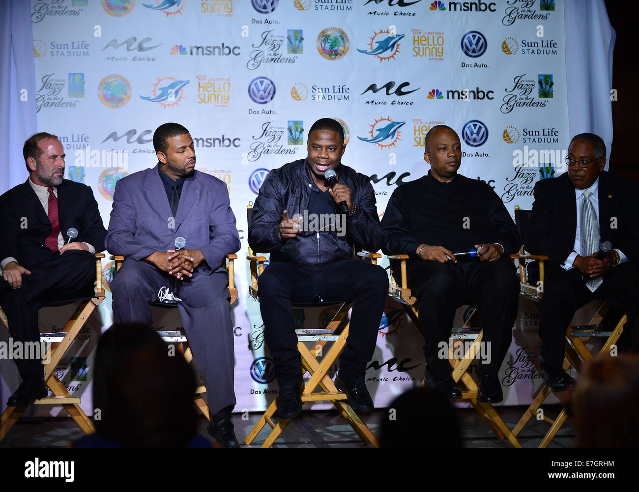 9th Annual Jazz In The Gardens press conference held at Pangea Lounge ...