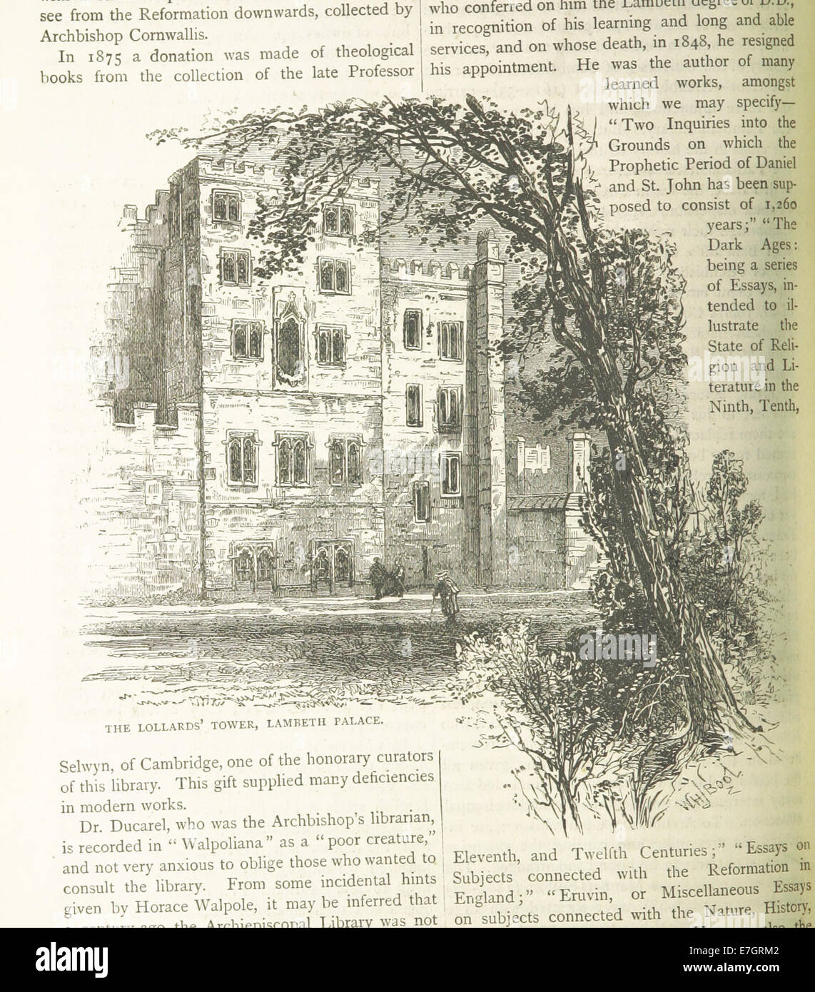 Illustration from page 1040 of 'Old and New London', showing a historic ...