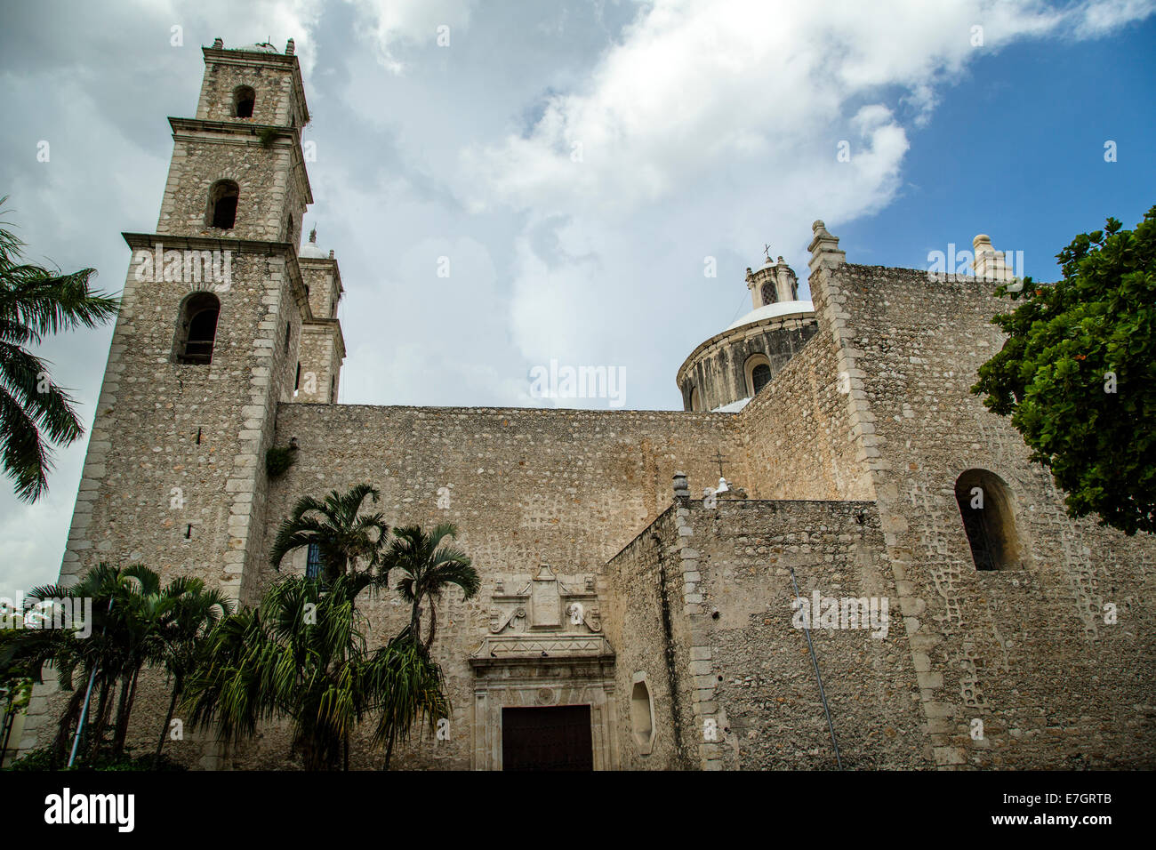colonial cathedral in Merida, Yucatan Stock Photo - Alamy