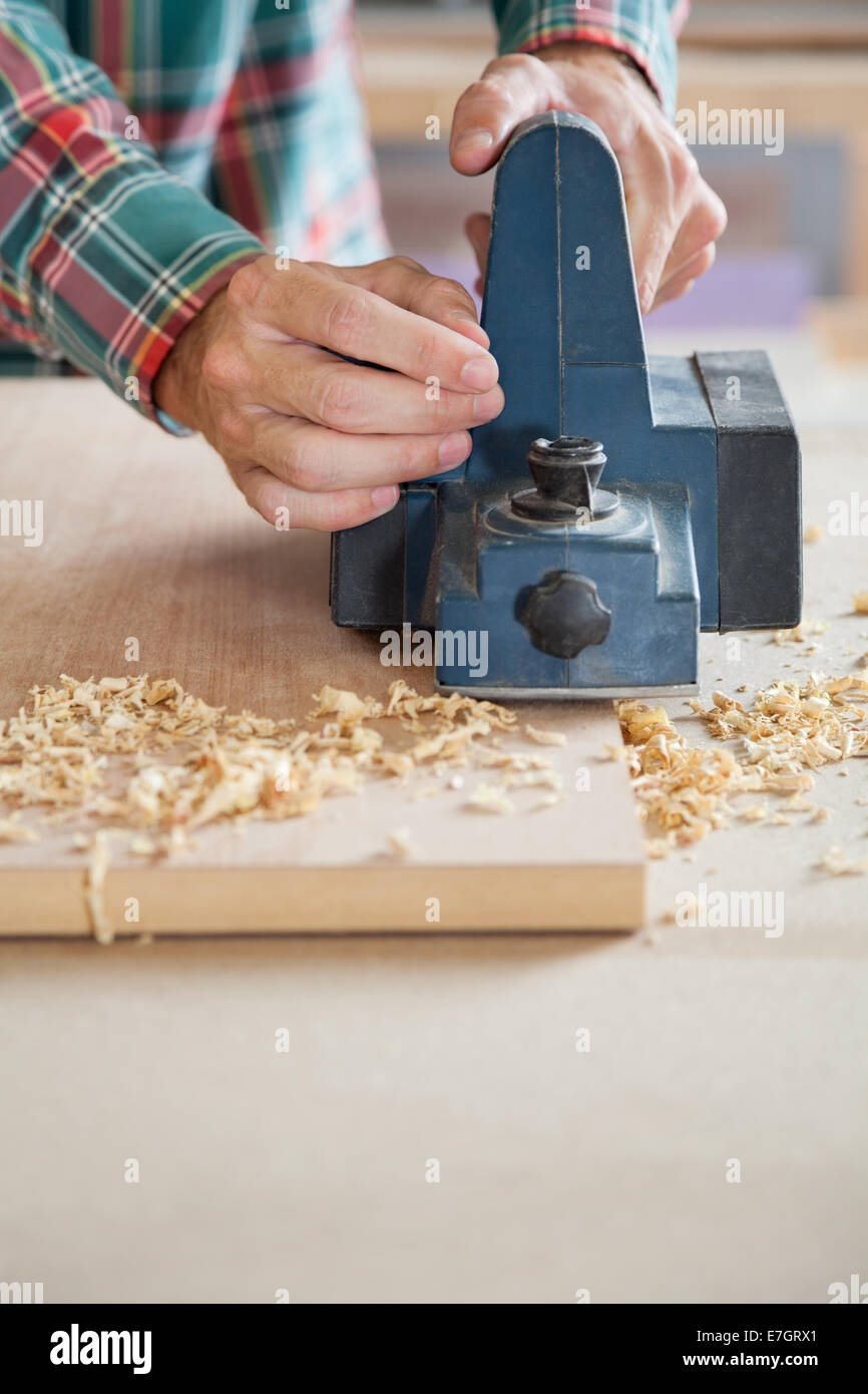 Carpenters planer hi-res stock photography and images - Alamy