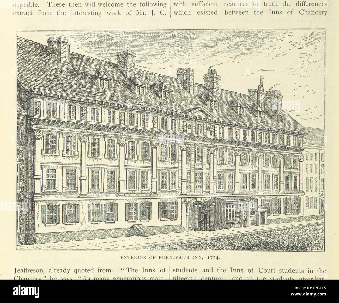 Illustration from 'Old and New London' (1887) showing an important ...