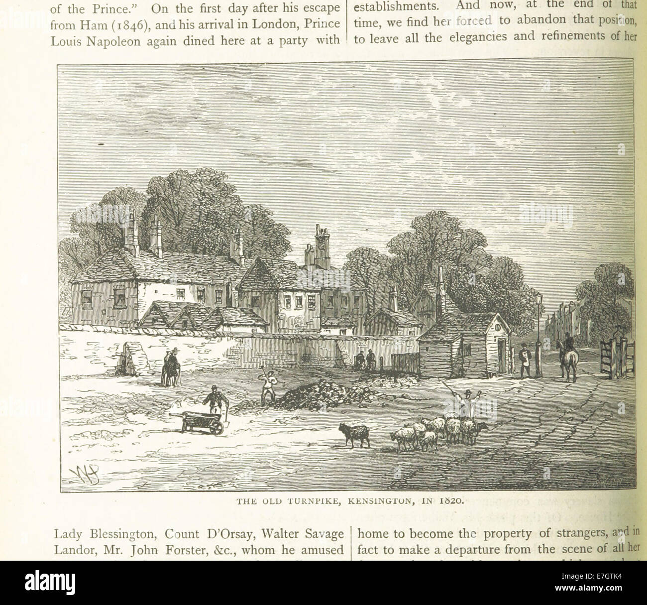 Illustration from page 138 of 'Old and New London', showing a London ...