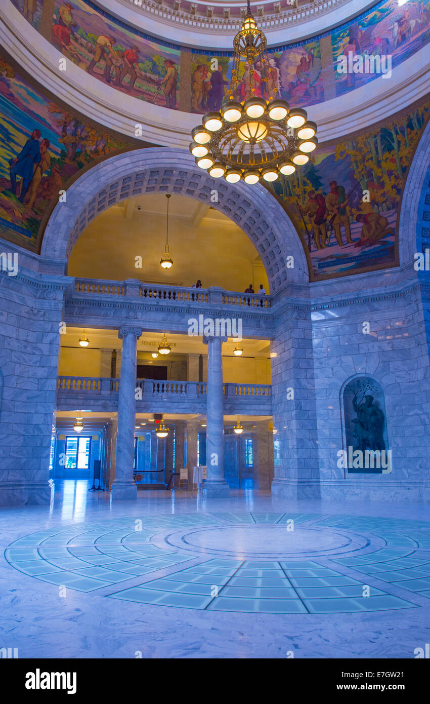 Downtown salt lake city utah state capitol building hi-res stock ...