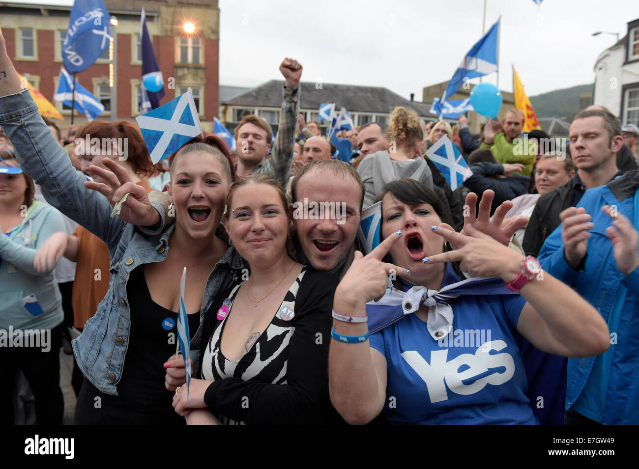 Market square in galashiels hi-res stock photography and images - Alamy
