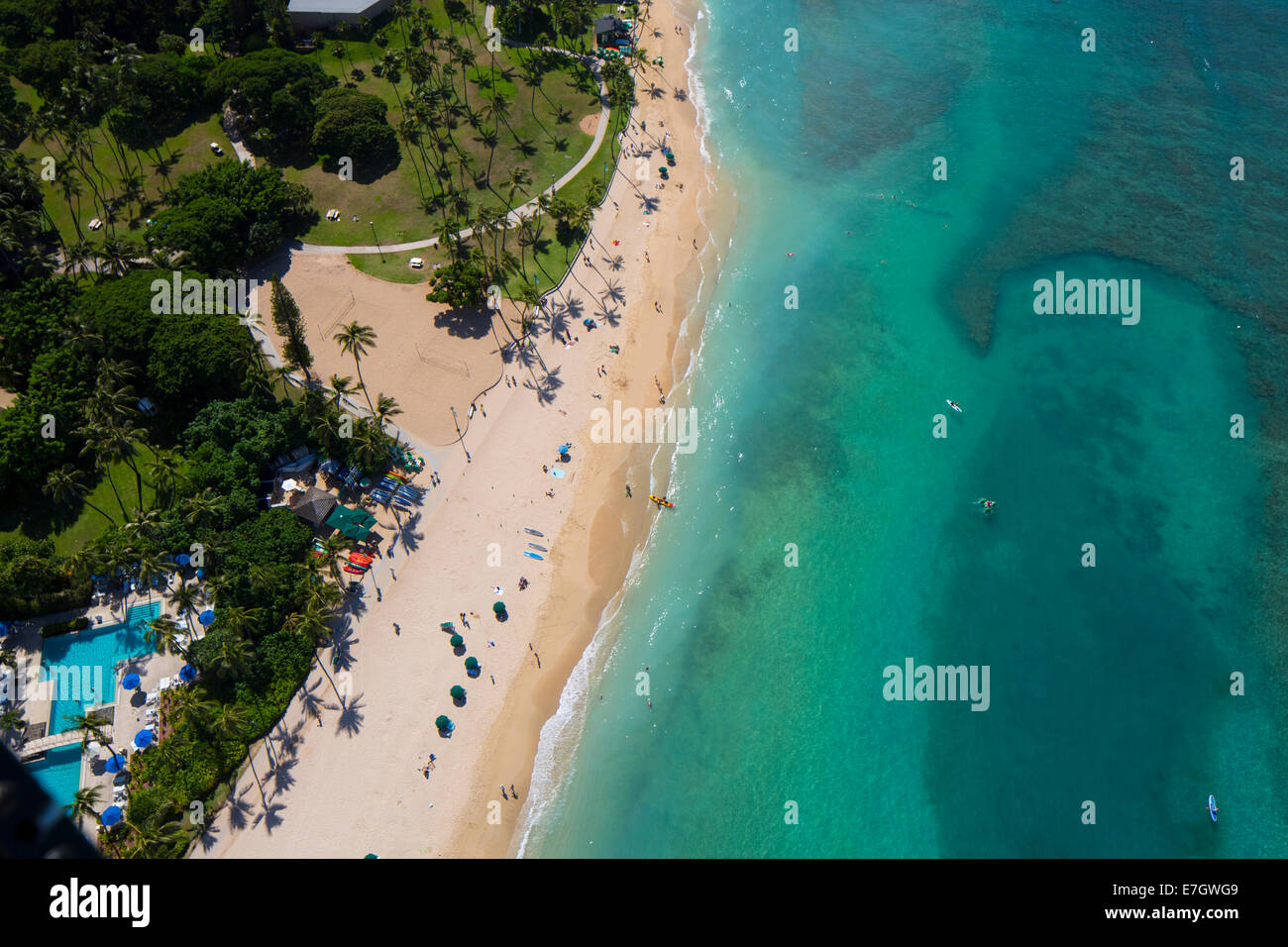 Hale Koa Hotel, Fort De Russey, Waikiki, Oahu, Hawaii Stock Photo - Alamy