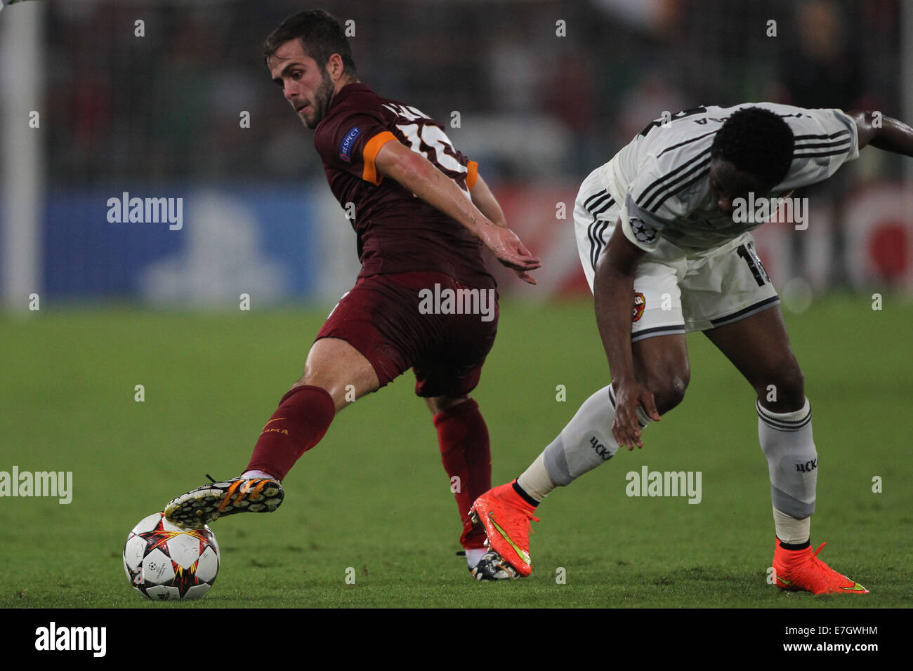 Rome, Italy. 17th September, 2014. Olympic Stadium Uefa Champions ...