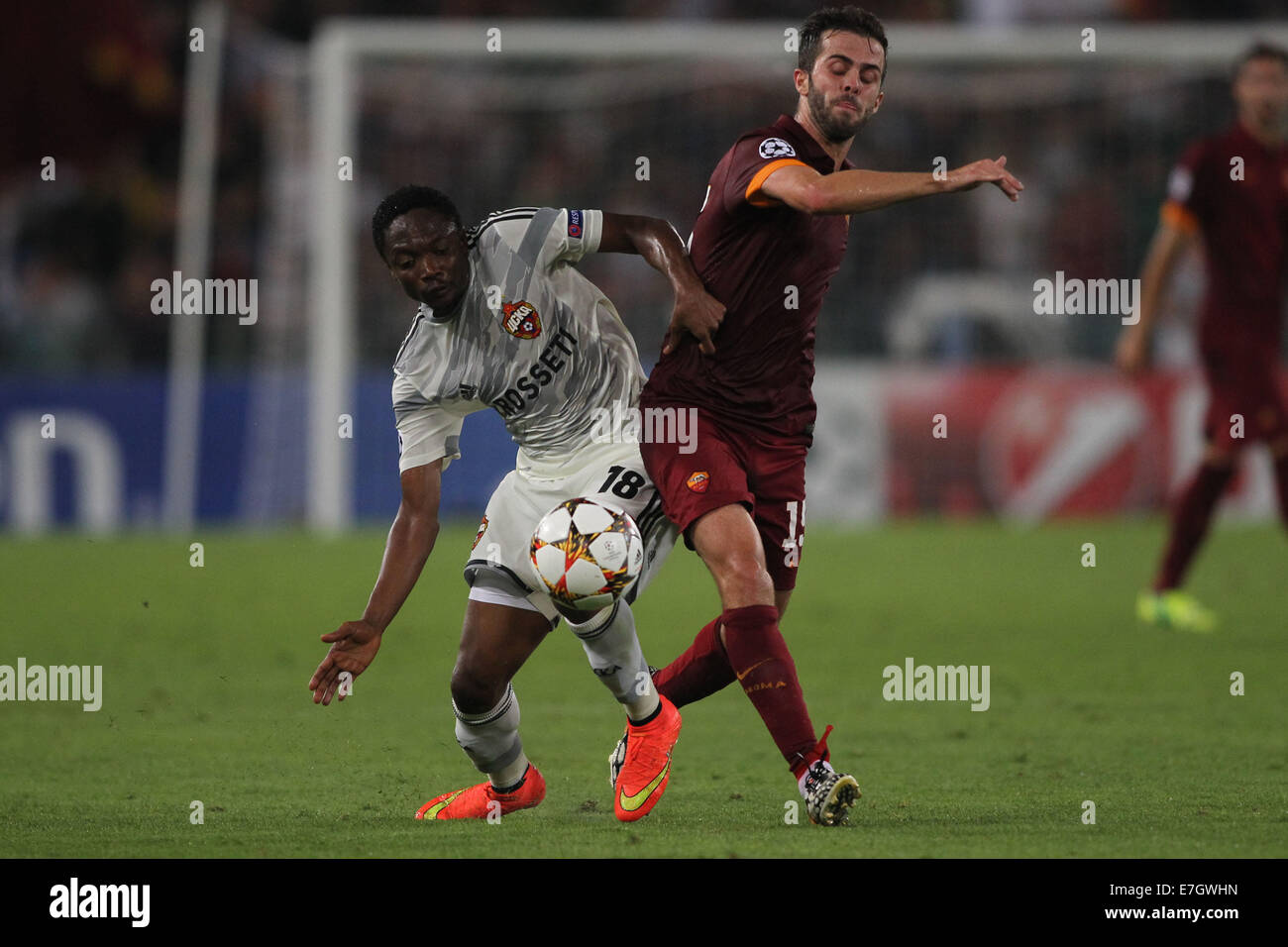 Rome, Italy. 17th September, 2014. Olympic Stadium Uefa Champions ...