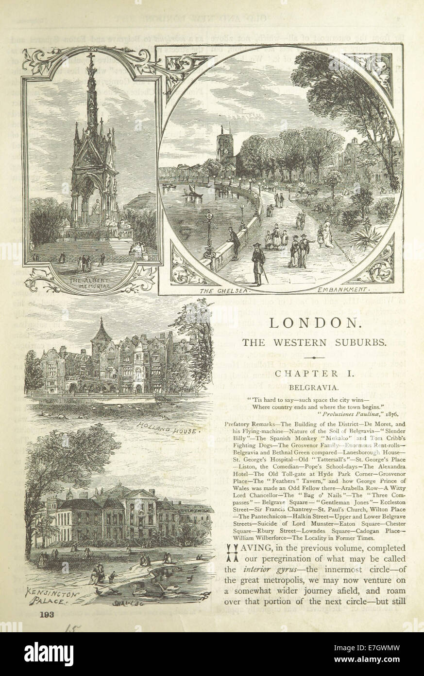 An image from 'Old and New London', offering a detailed view of London ...