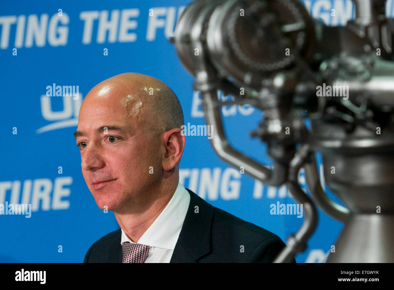 Jeff Bezos, founder of Amazon.com and Blue Origin participates in a ...