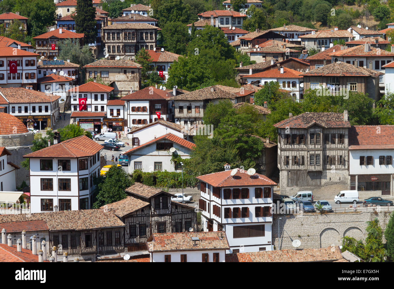 Traditional Ottoman Houses Safranbolu Turkey Stock Photo - Alamy