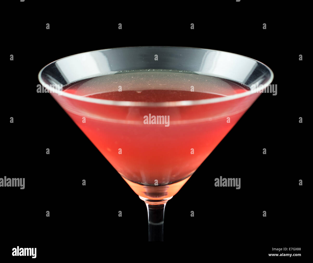 Glass pink martini cocktail hi-res stock photography and images - Alamy