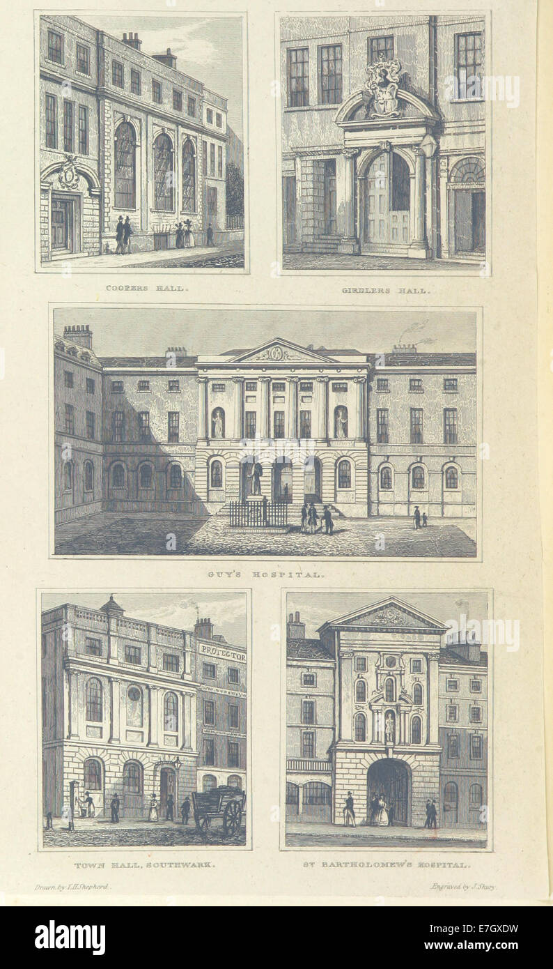 Illustration from 'National History and Views of London and its ...
