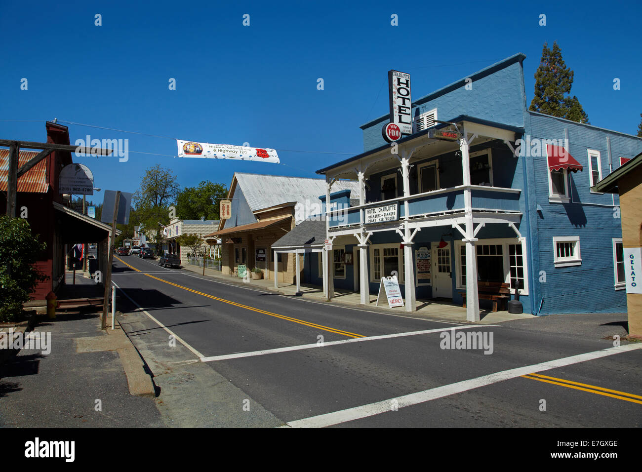 Hotel Charlotte, Main Street, Groveland, Tuolumne County, California ...