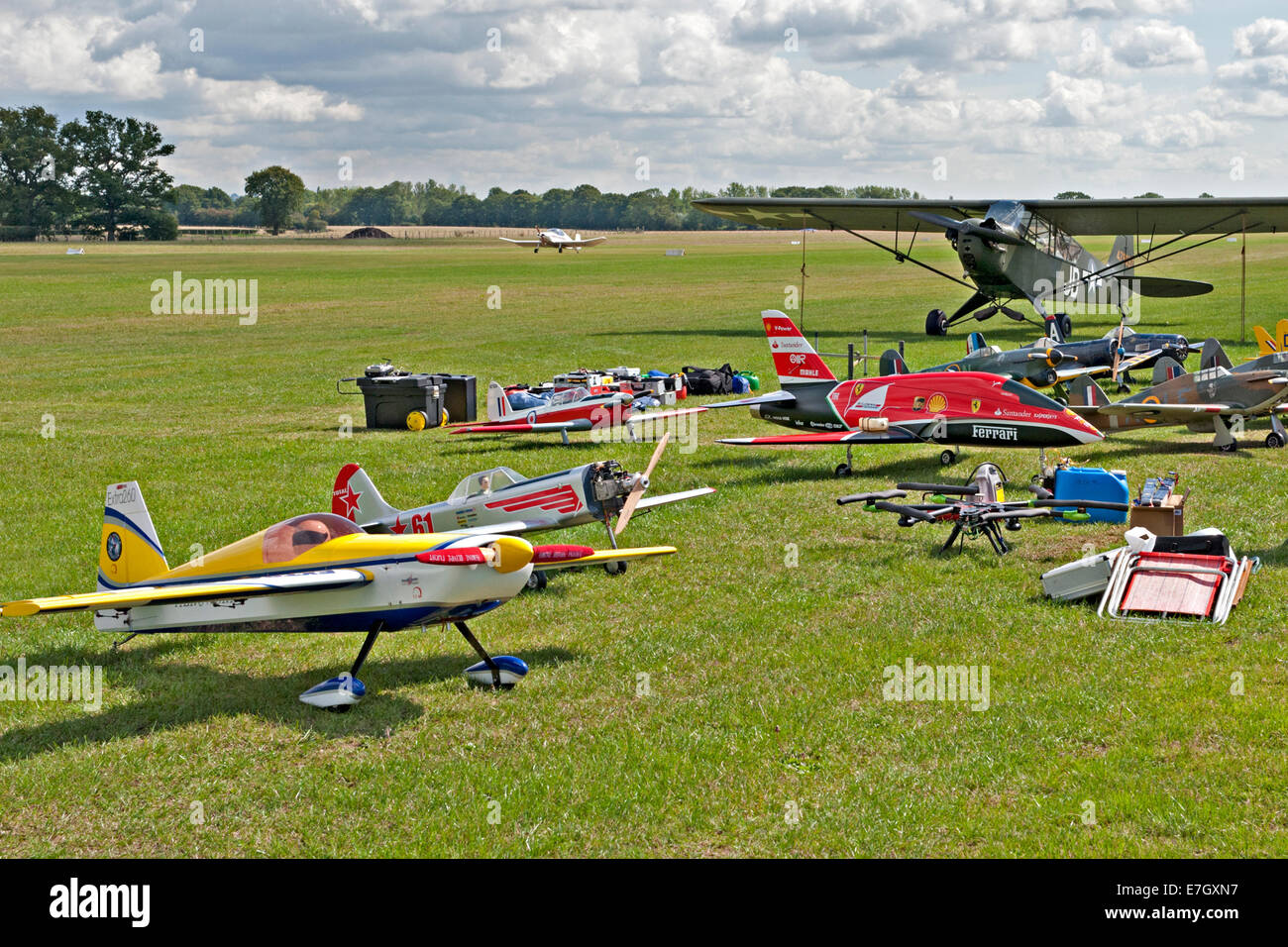 Model aircraft from the Maidstone Model Club Stock Photo - Alamy