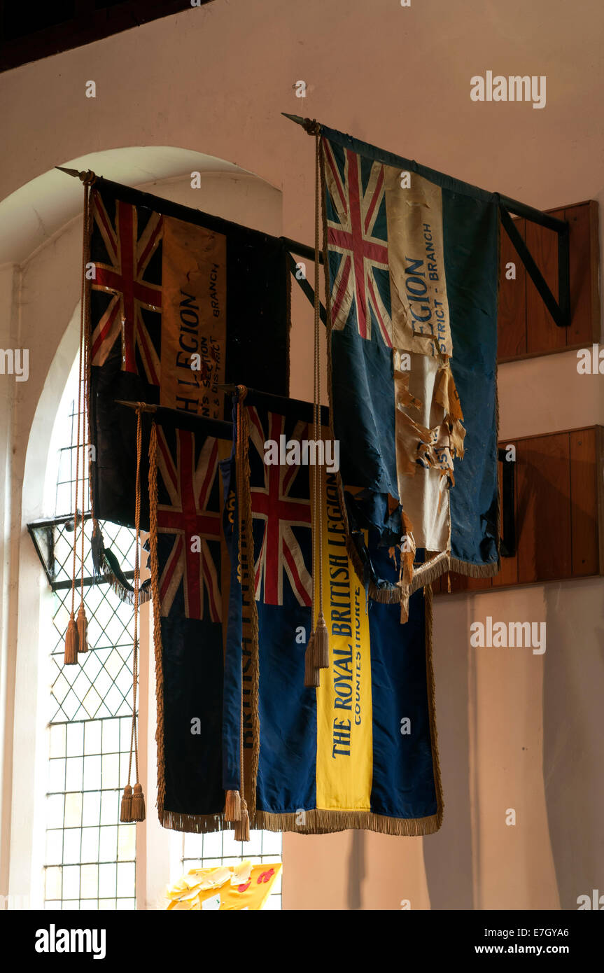 British legion flags hi-res stock photography and images - Alamy