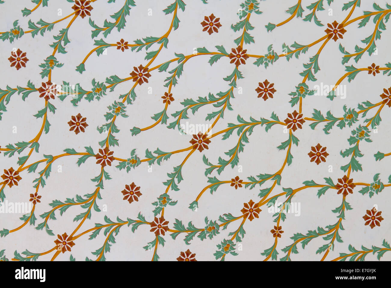 A wall painting from Topkapi Palace Stock Photo - Alamy