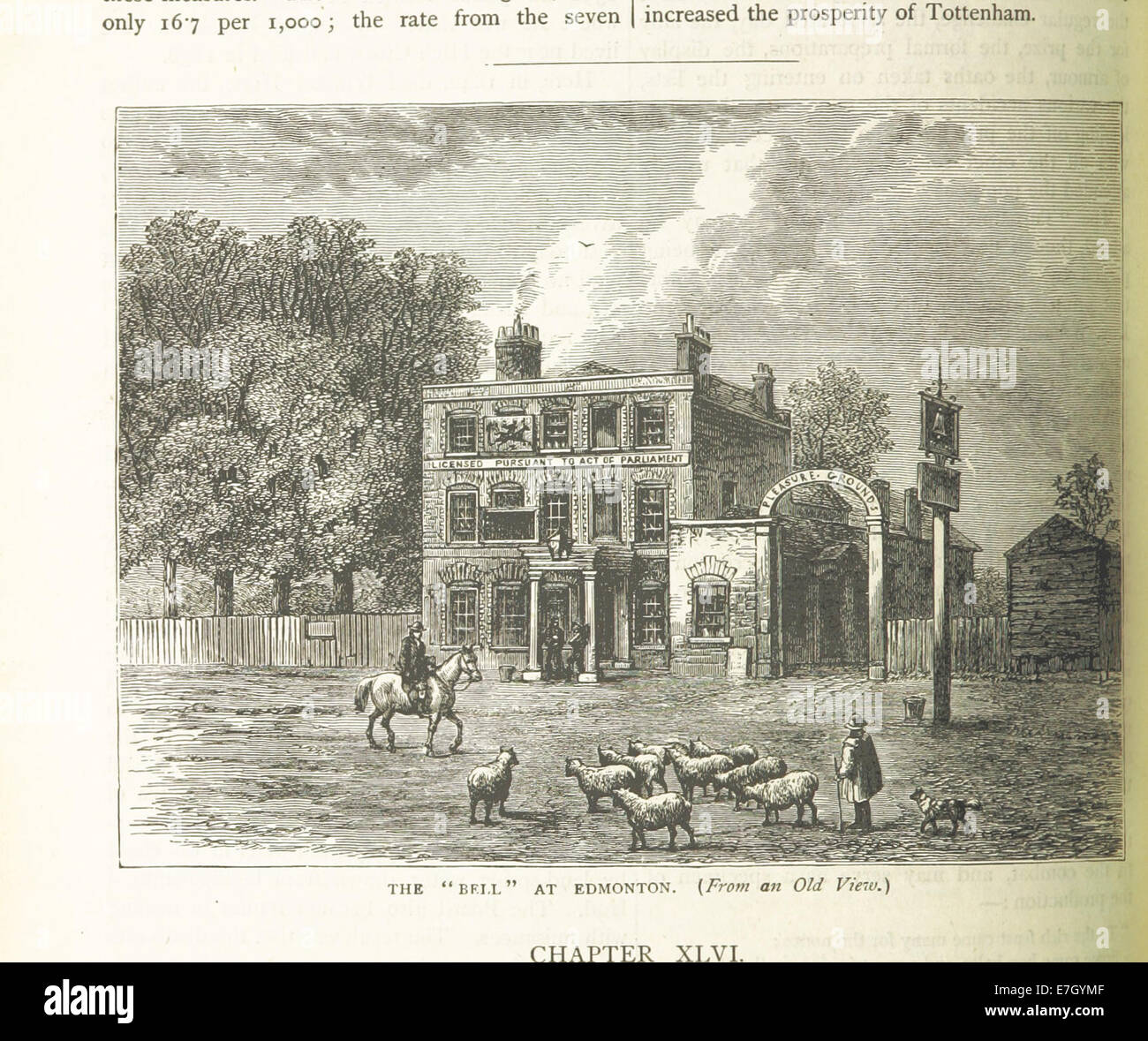 An illustration from page 582 of 'Old and New London', depicting a ...