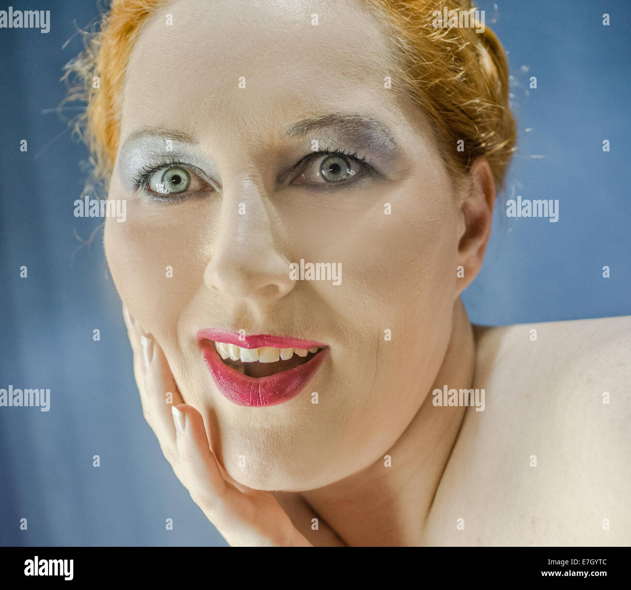 Woman expressing surprise hi-res stock photography and images - Alamy