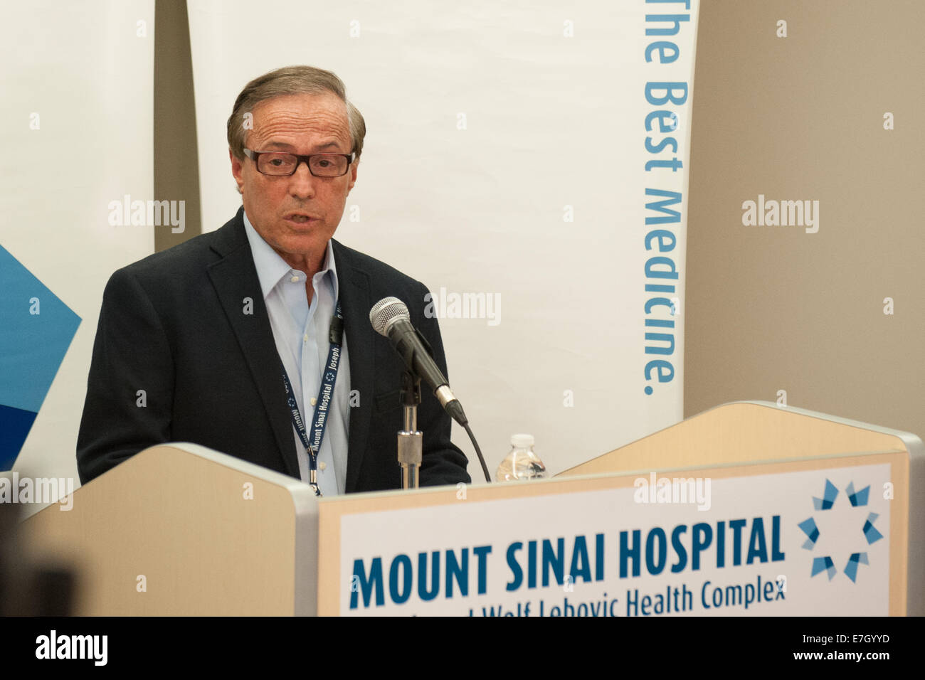 Toronto, CAN., 17 Sep 2014 - Doctor Zane Cohn of Mount Sinai Hospital ...