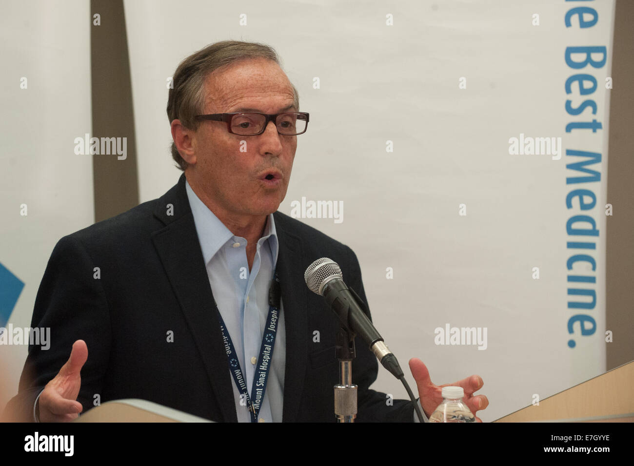 Toronto, CAN., 17 Sep 2014 - Doctor Zane Cohn of Mount Sinai Hospital ...