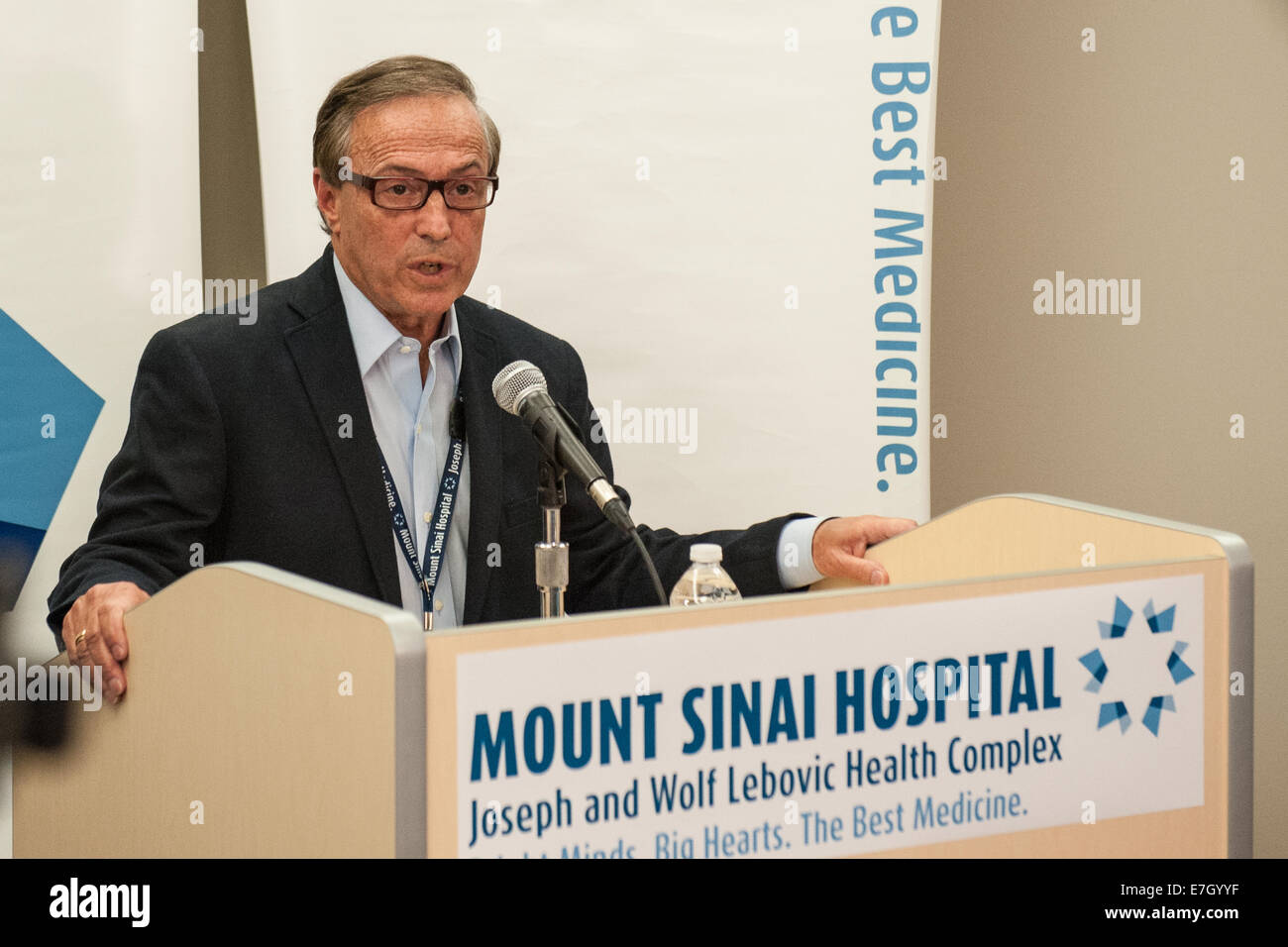 Toronto, CAN., 17 Sep 2014 - Doctor Zane Cohn of Mount Sinai Hospital ...