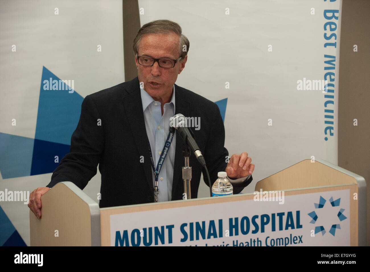 Toronto, CAN., 17 Sep 2014 - Doctor Zane Cohn of Mount Sinai Hospital ...