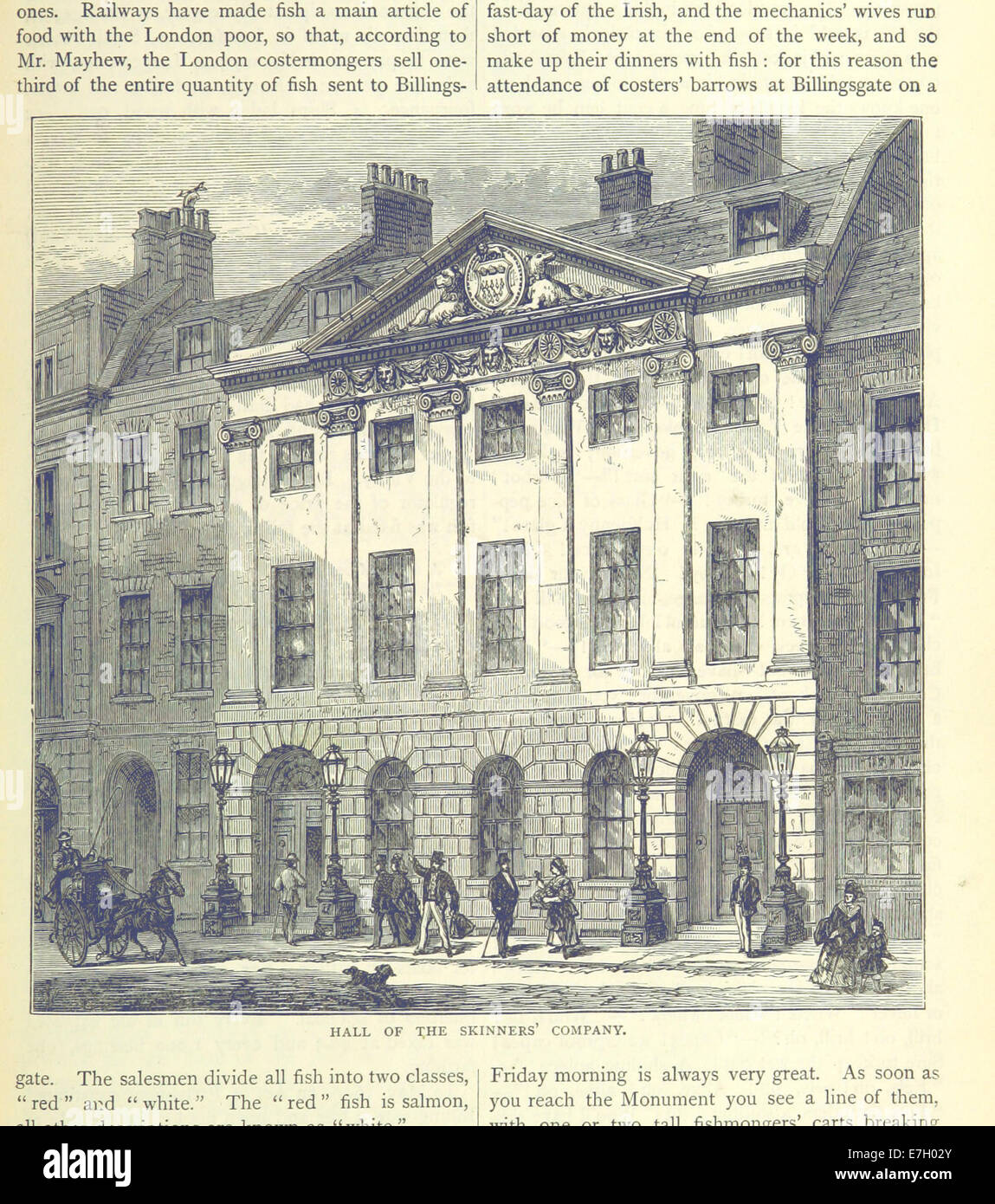 Illustration from 'Old and New London' (1887), highlighting a scene ...