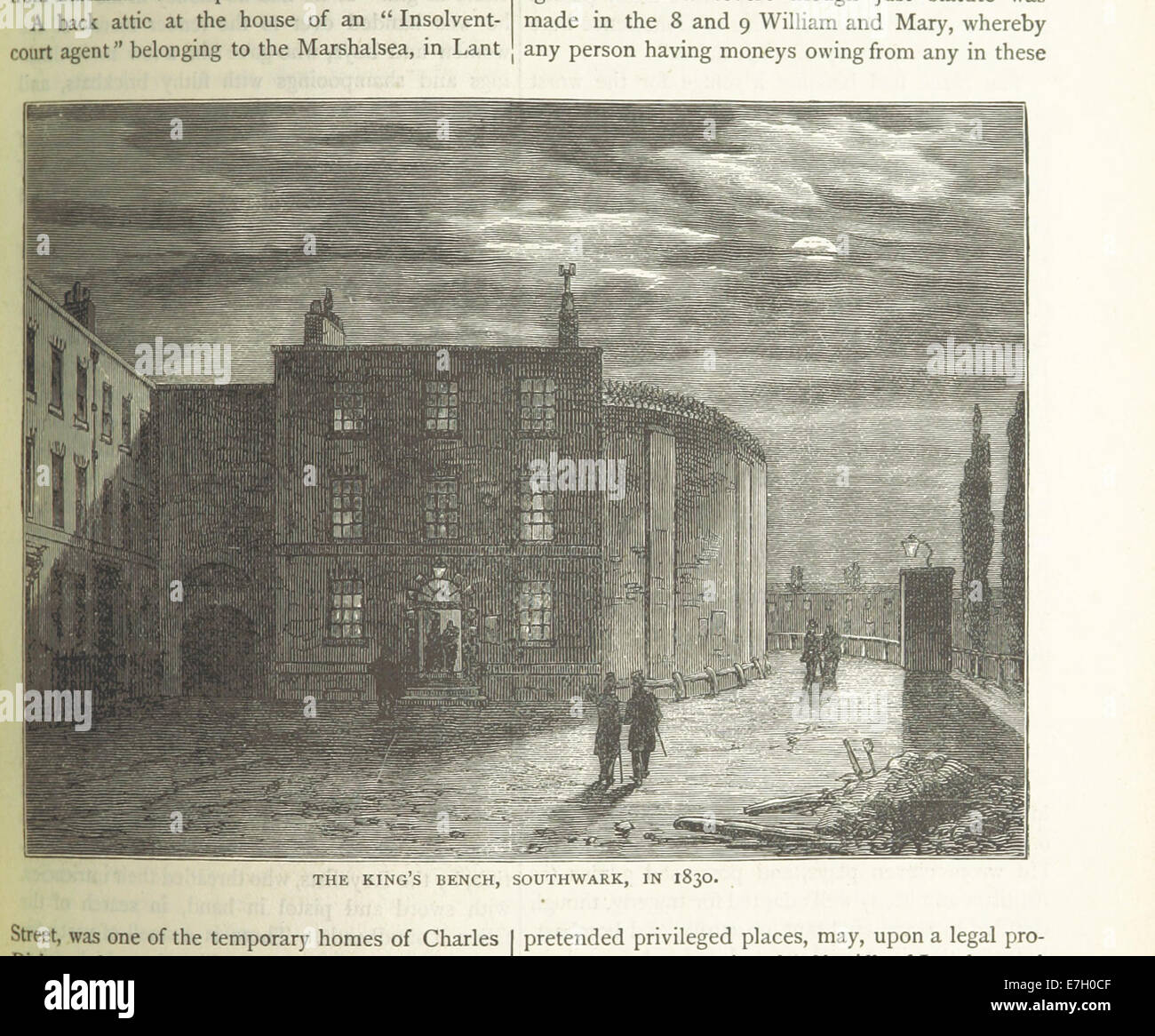 An illustration from 'Old and New London', showing another historic ...