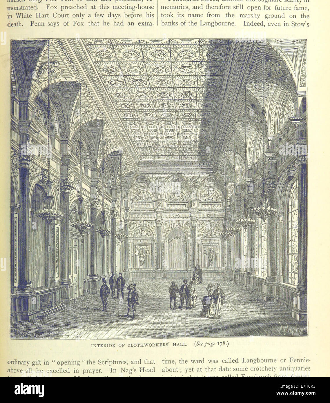 Illustration from 'Old and New London', depicting a view of London’s ...