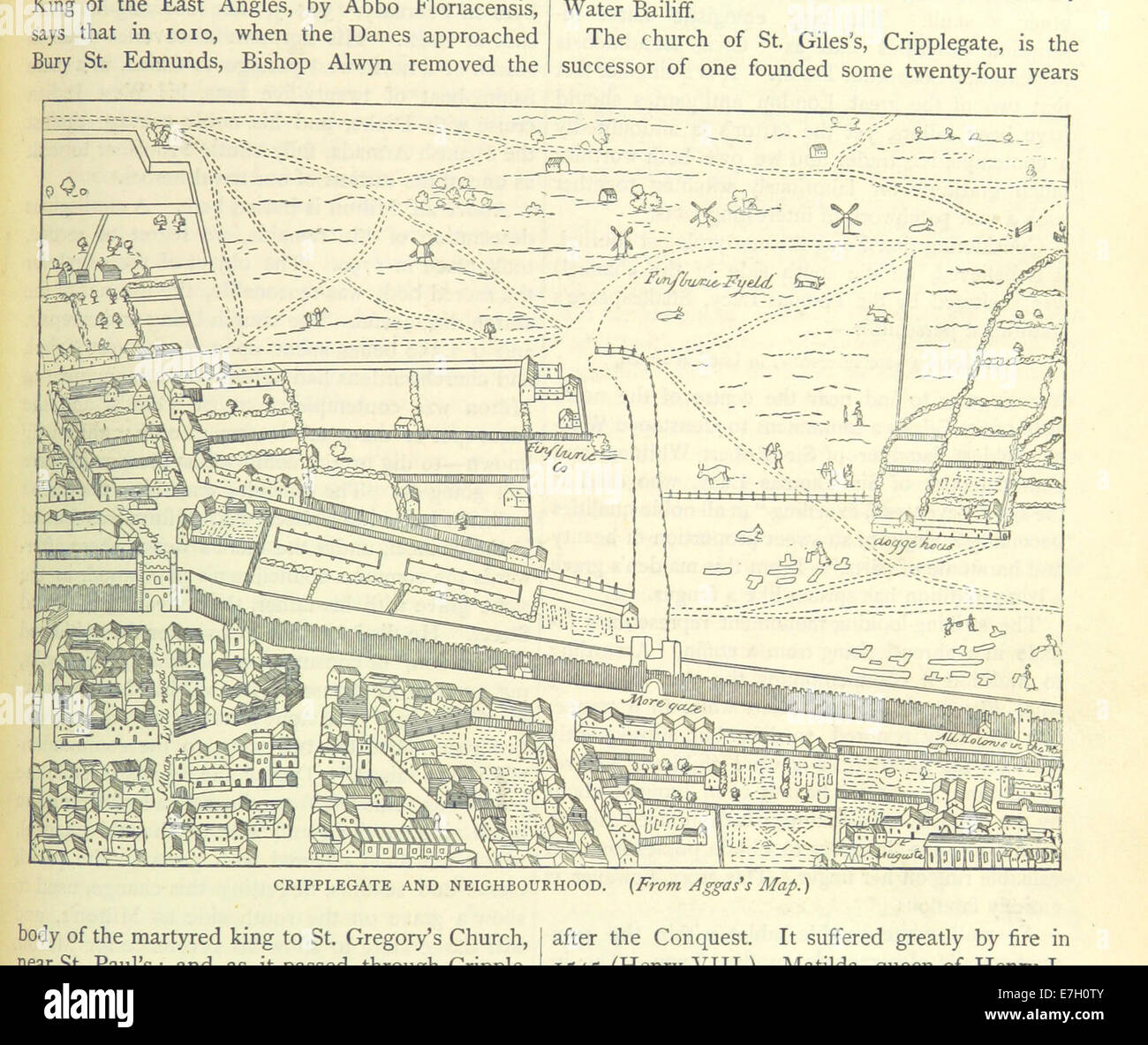 An illustration from page 835 of 'Old and New London', showing a ...