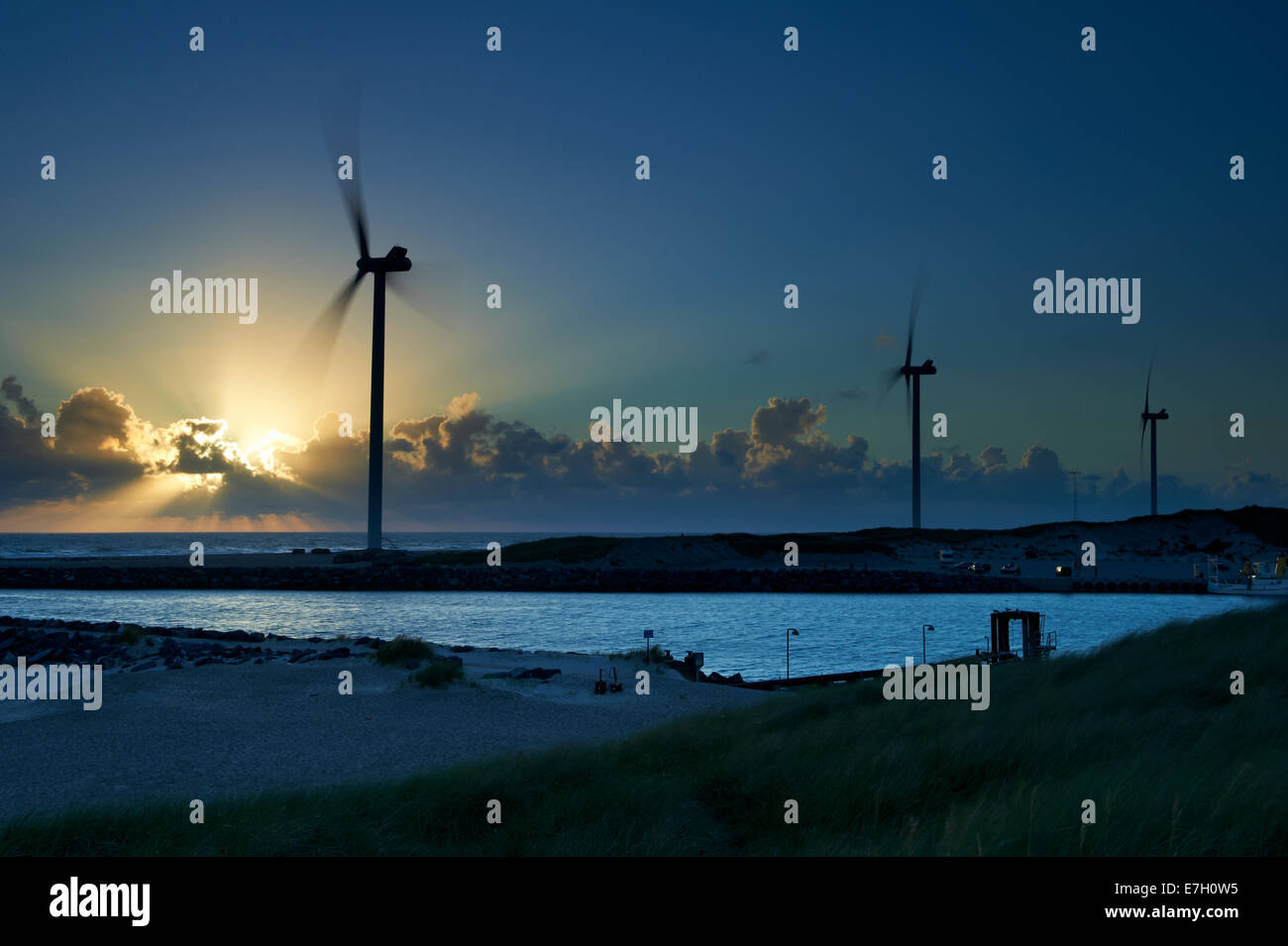 Windmills denmark hi-res stock photography and images - Alamy