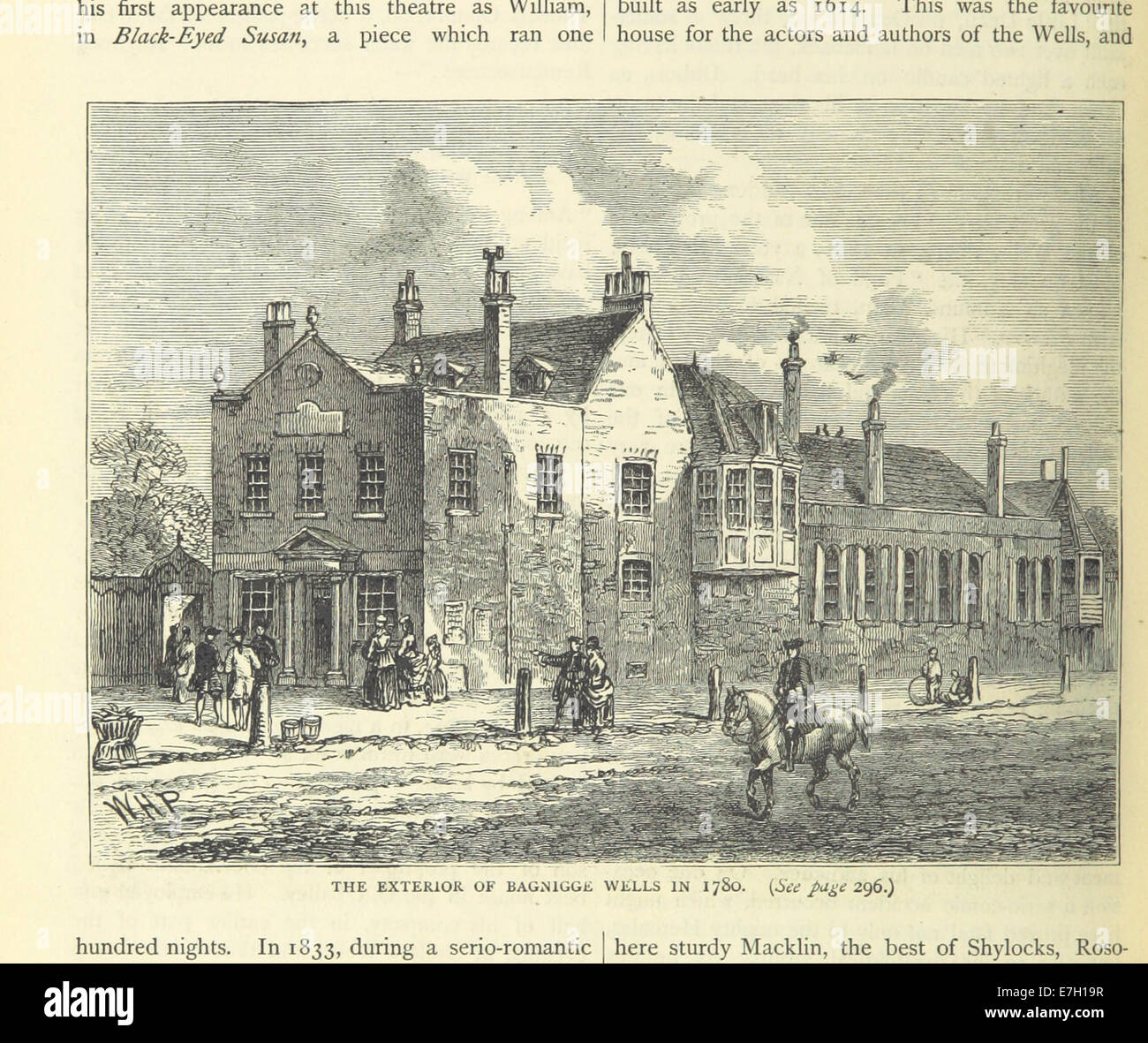 Illustration from page 900 of 'Old and New London,' depicting a ...