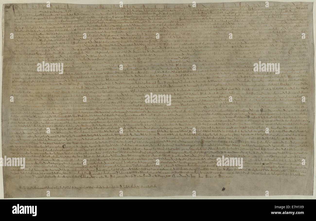 Magna carta hi-res stock photography and images - Alamy