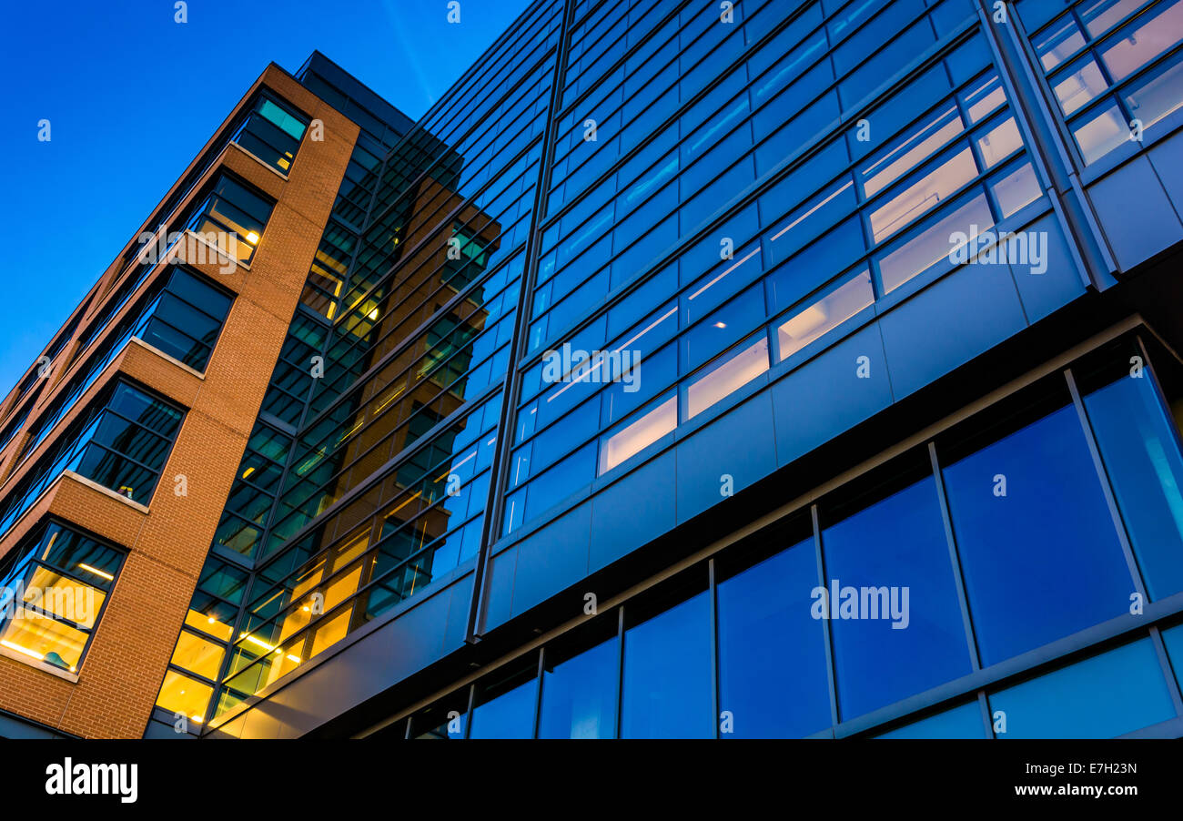 Commercial design modern buildings with perspective view hi-res stock ...