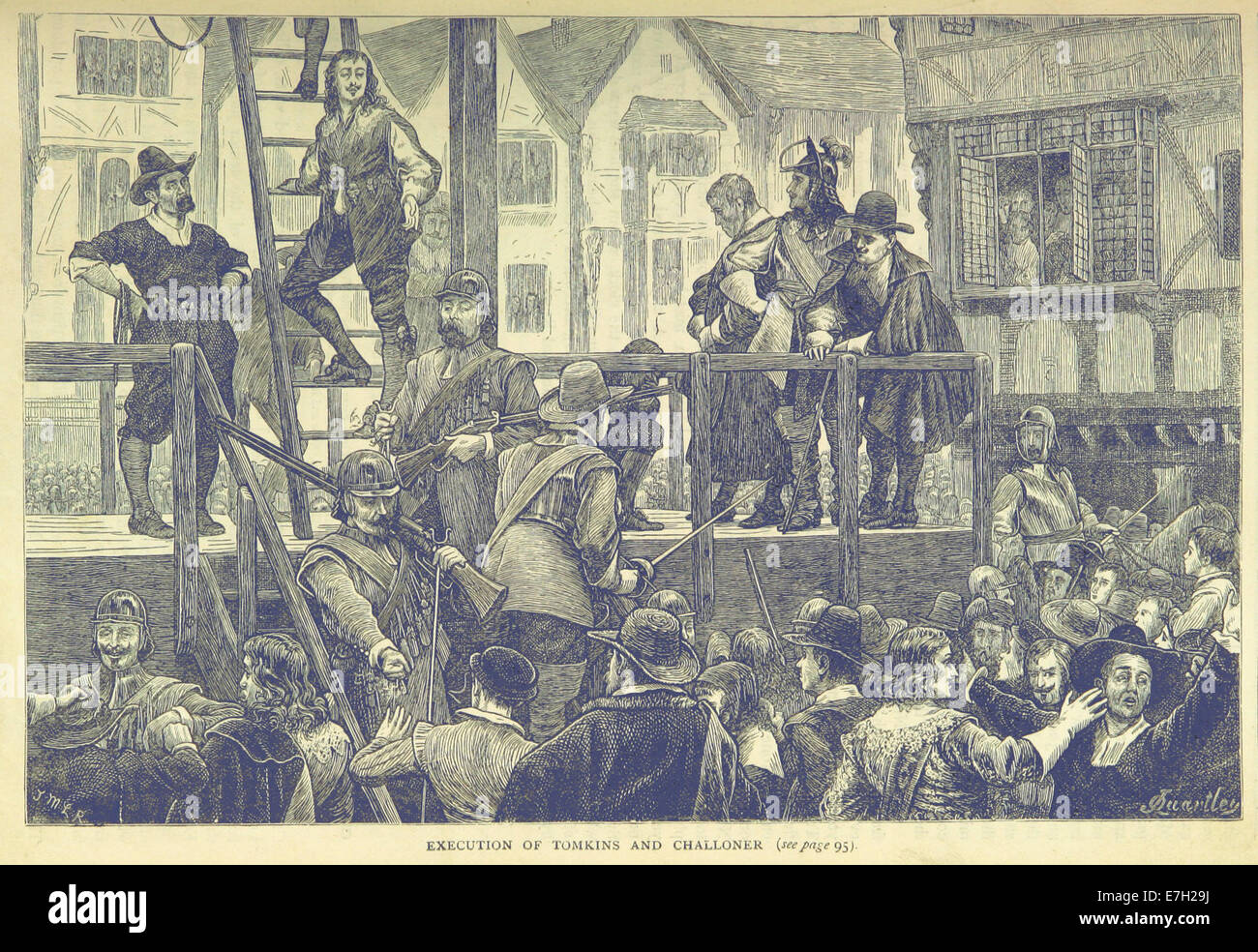 An illustration from 'Old and New London' (1887) depicting the ...