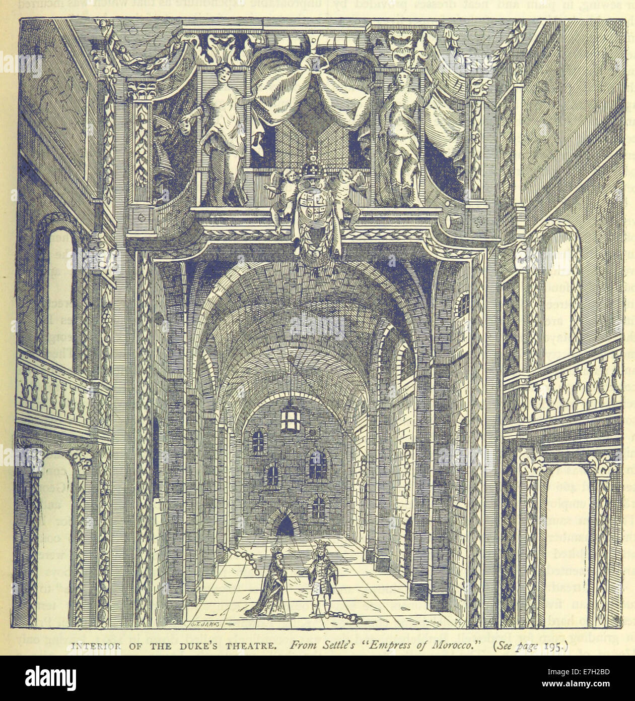 Illustration from 'Old and New London' (1887), depicting the interior ...