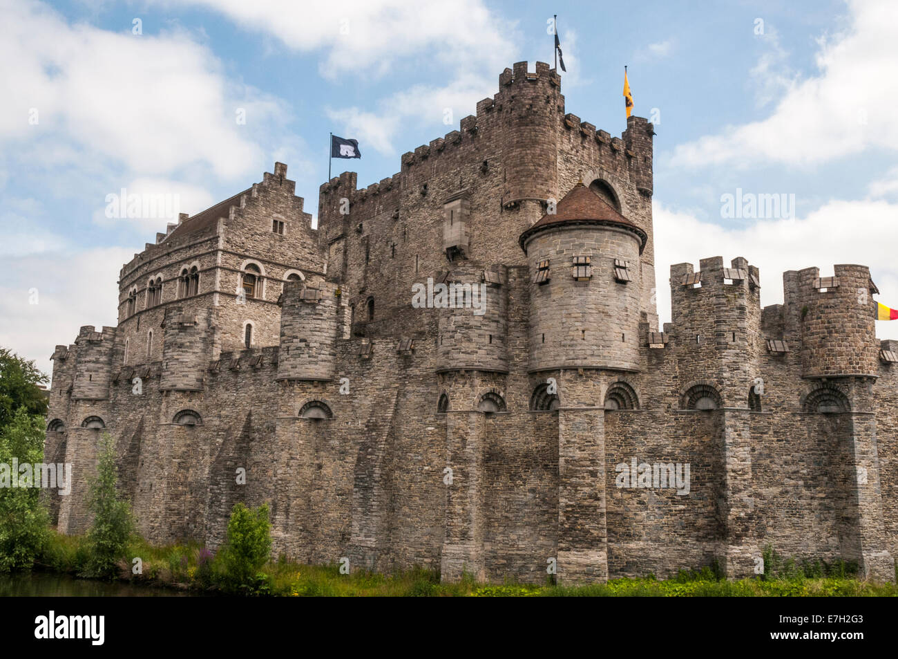 The Gravensteen or Castle of the Counts, Ghent, Belgium Stock Photo - Alamy