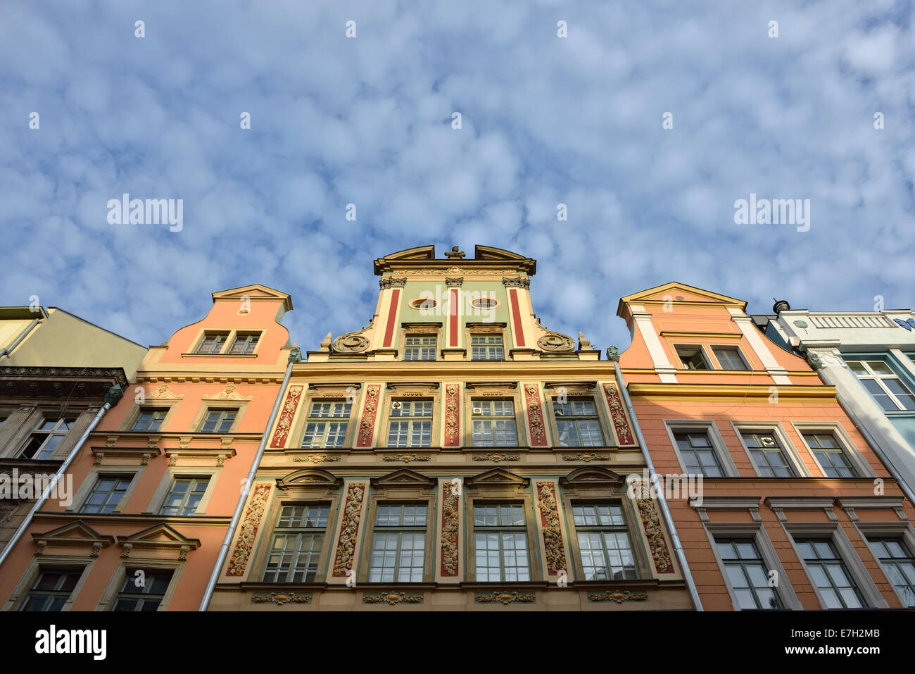 Old buildings in the Main Square, Wroclaw, Poland Stock Photo - Alamy