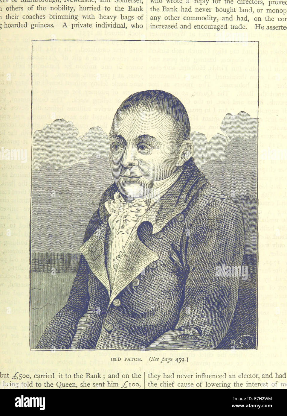 Illustration from 'ONL' (1887) showing the Old Patch, a historic site ...