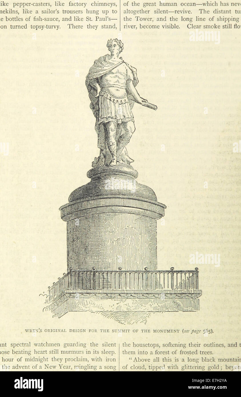 An illustration from ONL (1887) showing Christopher Wren's original ...