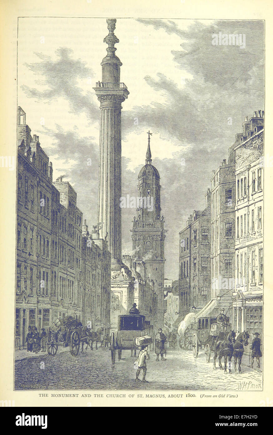 An illustration from 'Old and New London' (1887), depicting the ...