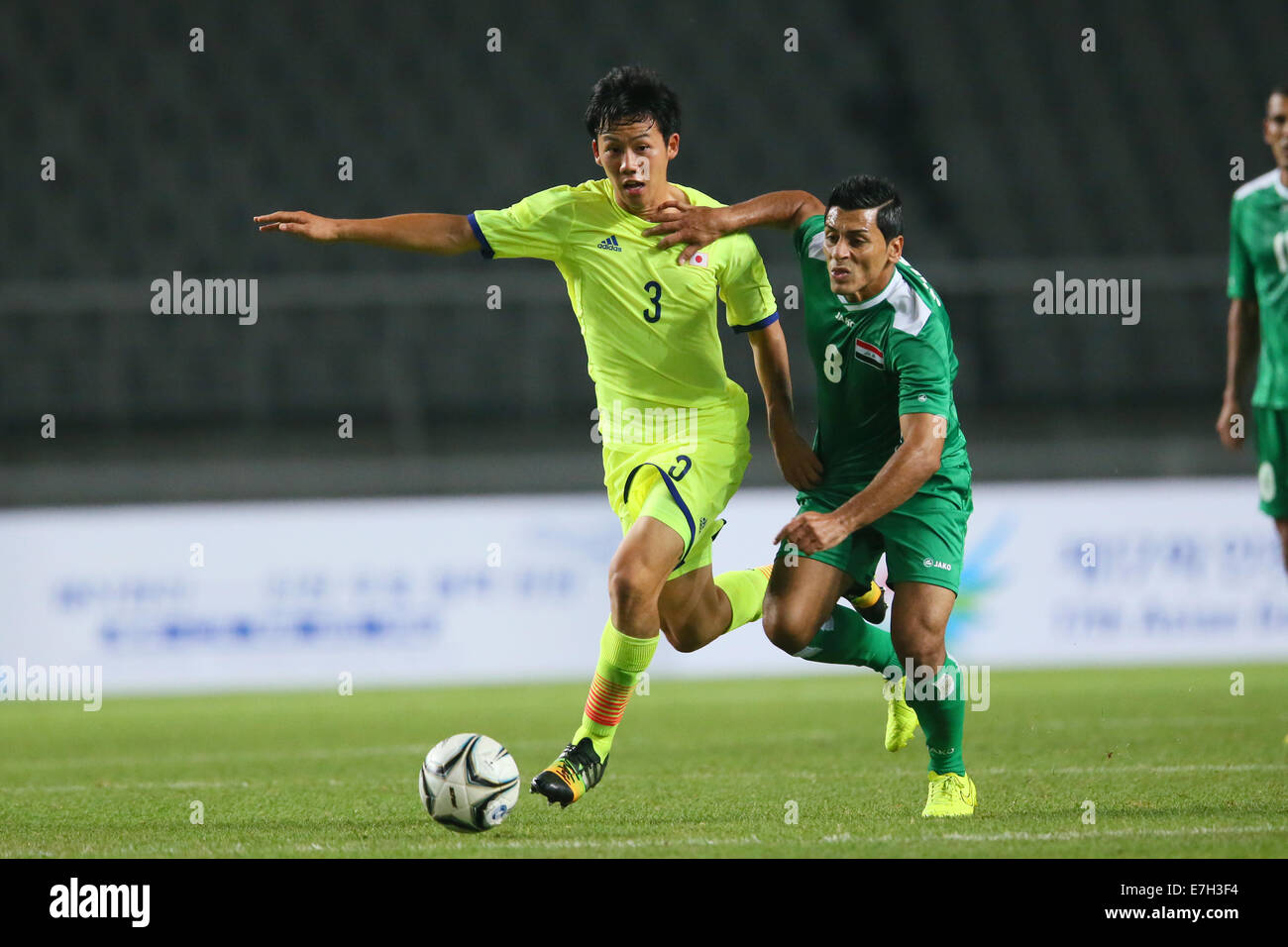 Incheon, South Korea. 17th Sep, 2014. Wataru Endo (JPN) Football/Soccer ...