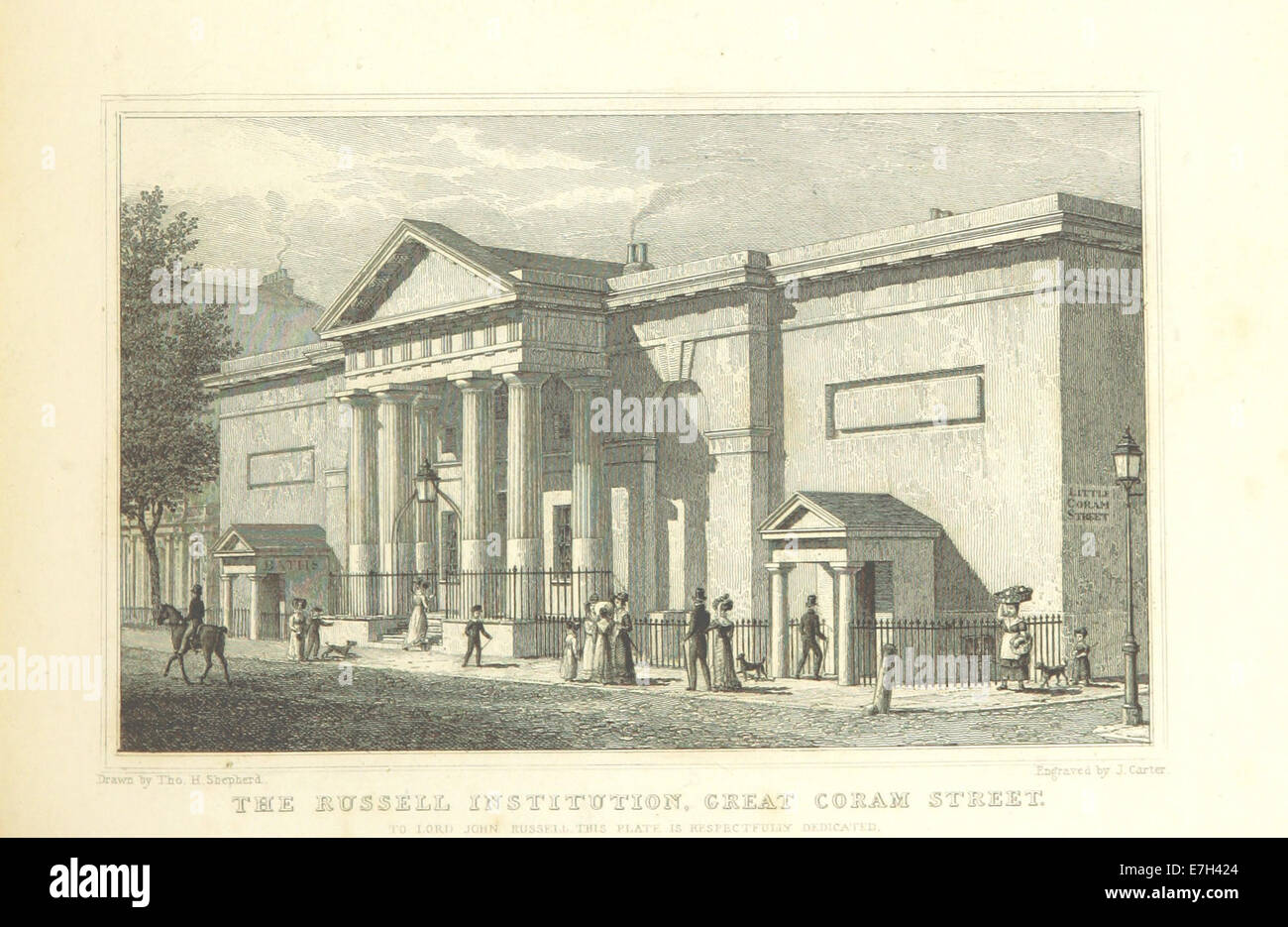 An illustration from 'Metropolitan Improvements (1828)' depicting the ...