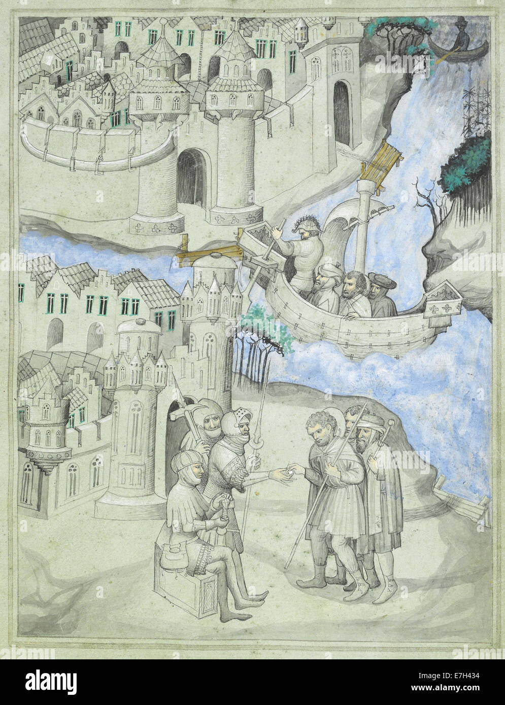 The travels of sir john mandeville book hi-res stock photography and ...