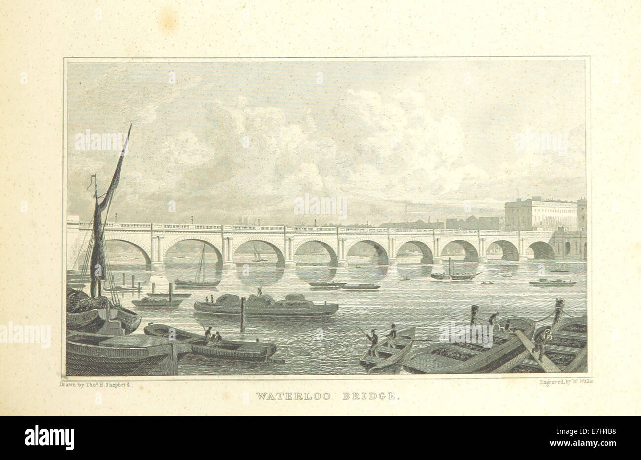 London waterloo bridge map hi-res stock photography and images - Alamy