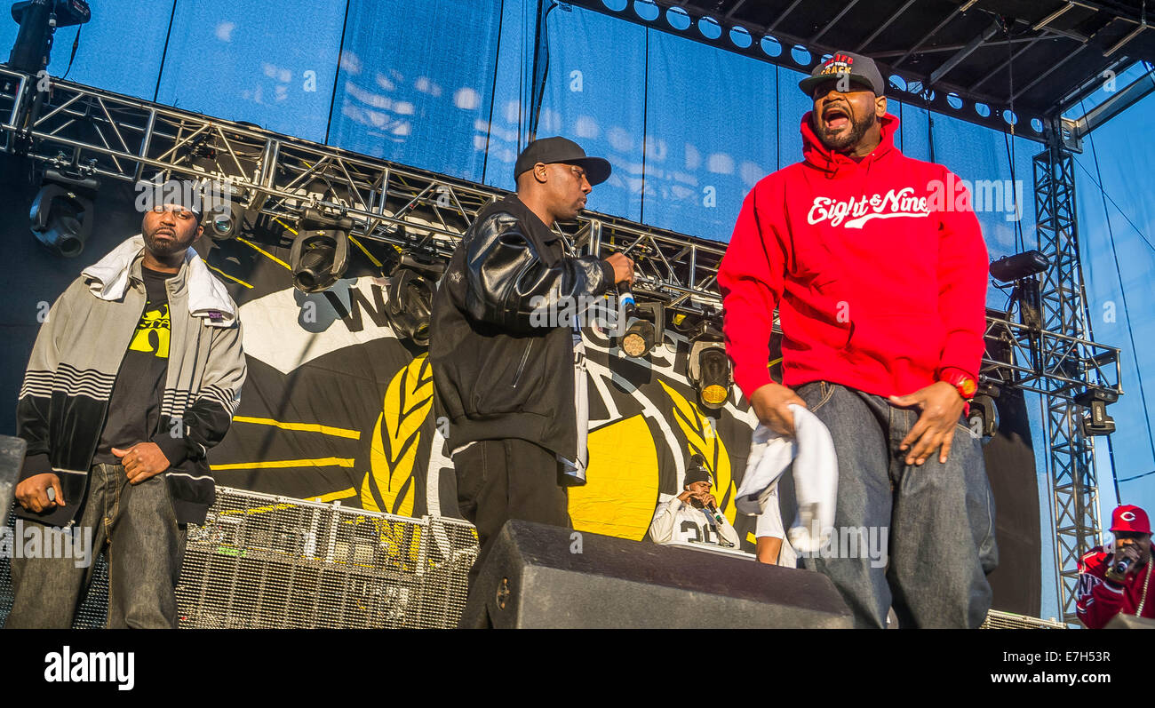 Chicago, IL, USA. 13th Sep, 2014. Wu-Tang Clan performs at Riot Fest ...